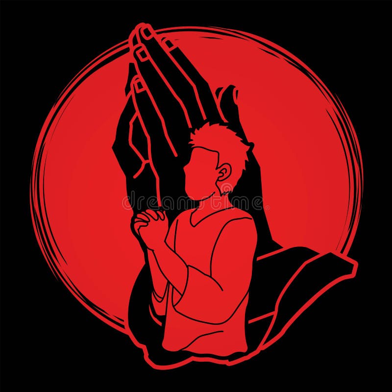 Prayer, Christian Praying ,Praise God, Worship Cartoon Graphic Stock ...