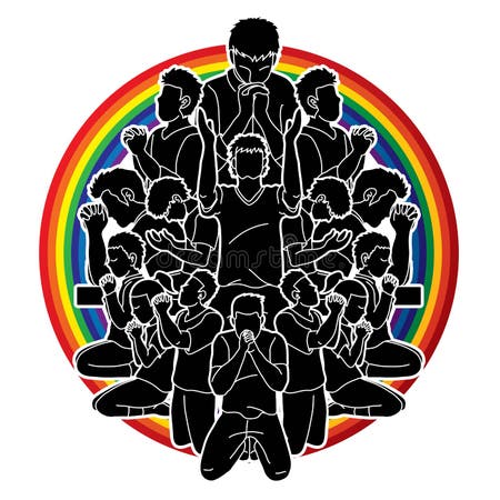 Group Prayer Stock Illustrations – 2,659 Group Prayer Stock ...