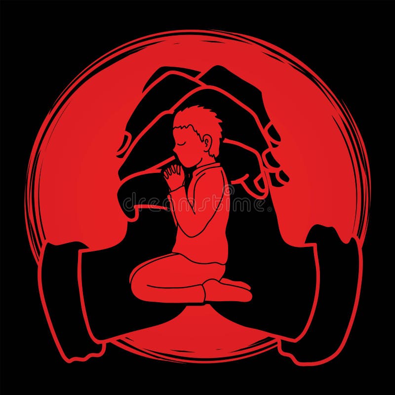 Prayer, Christian Praying ,Praise God, Worship Cartoon Graphic Stock ...