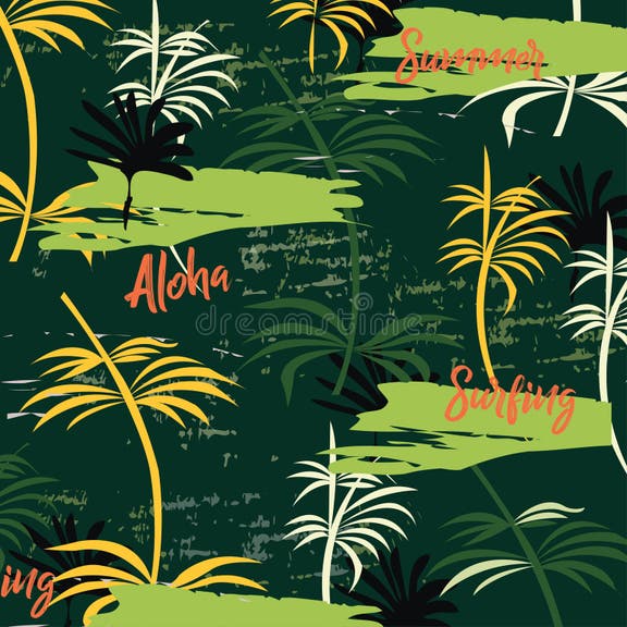 Summer Set with Hand Drawn Elements - Flamingo, Calligraphy, Flowers ...