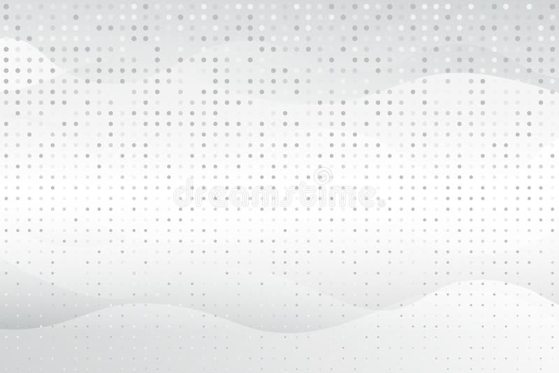 Neutral Wave Of Dots Background