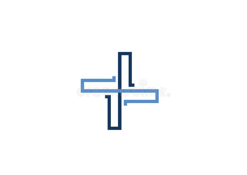 Basic blue color Logo stock vector. Illustration of equal - 112754402