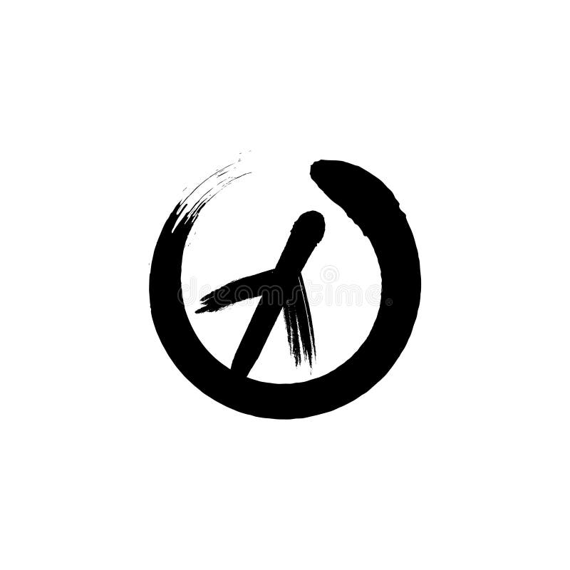 Peace Vector Logo. Peace Icon Stock Vector - Illustration of design ...