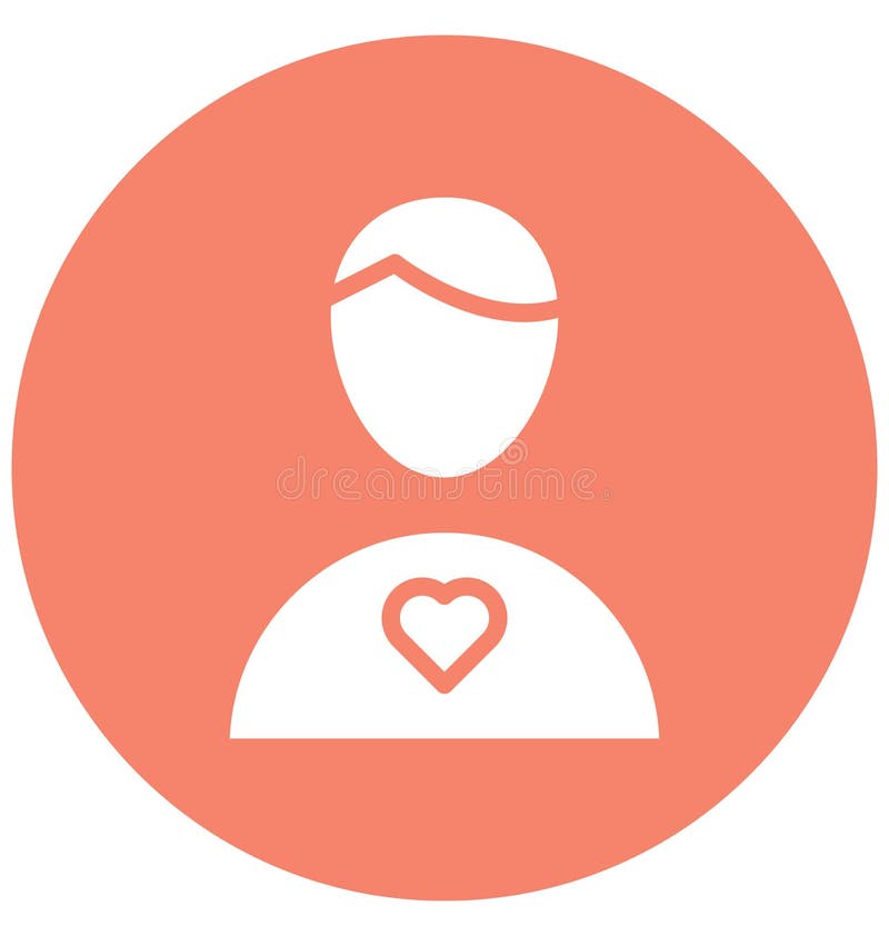 Lover Isolated Vector Icon that Can Be Easily Modified or Edit Stock ...