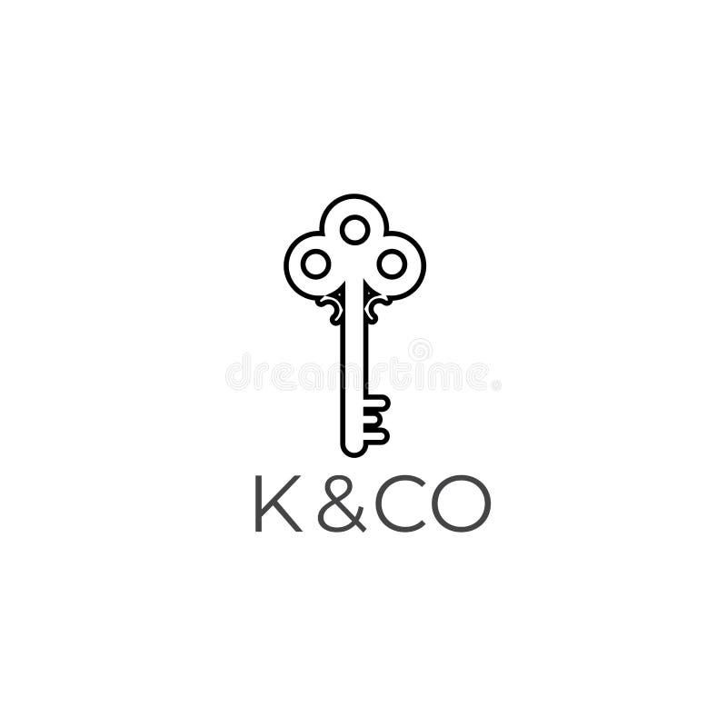Key Vector Logo Design. Key Emblem. Key Icon Design Stock Vector ...