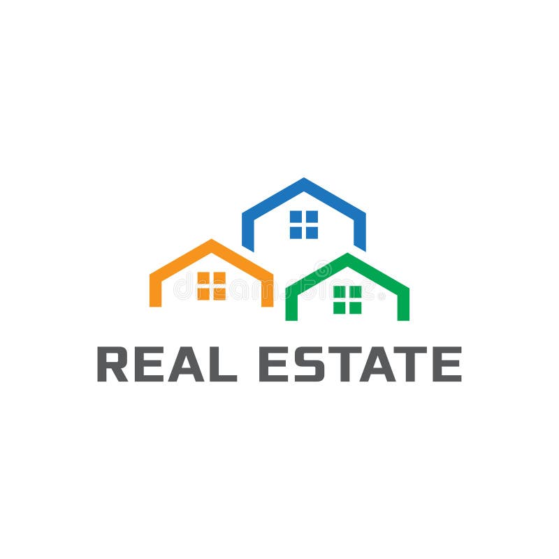 Real Estate Logo Design for Realtor, Developer or Contractor Stock ...