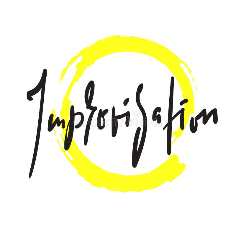Improvisation Poster Stock Illustrations – 542 Improvisation Poster ...