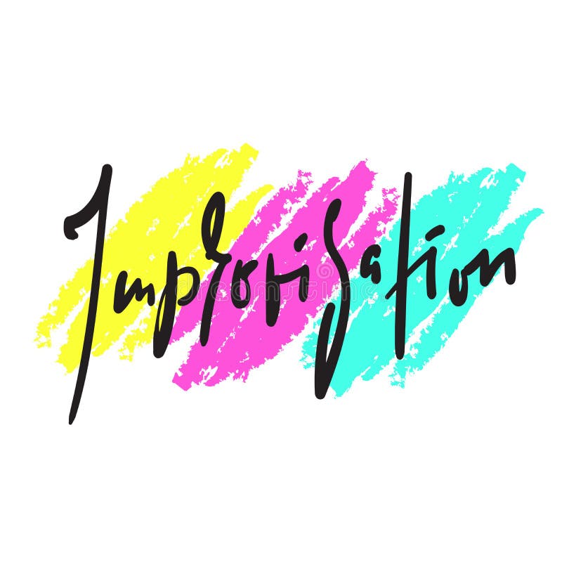 Improvisation Poster Stock Illustrations – 542 Improvisation Poster ...