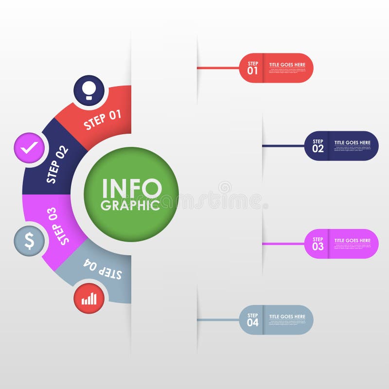 Unique Infographic Banner Illustration Template Vector. Graphic ...