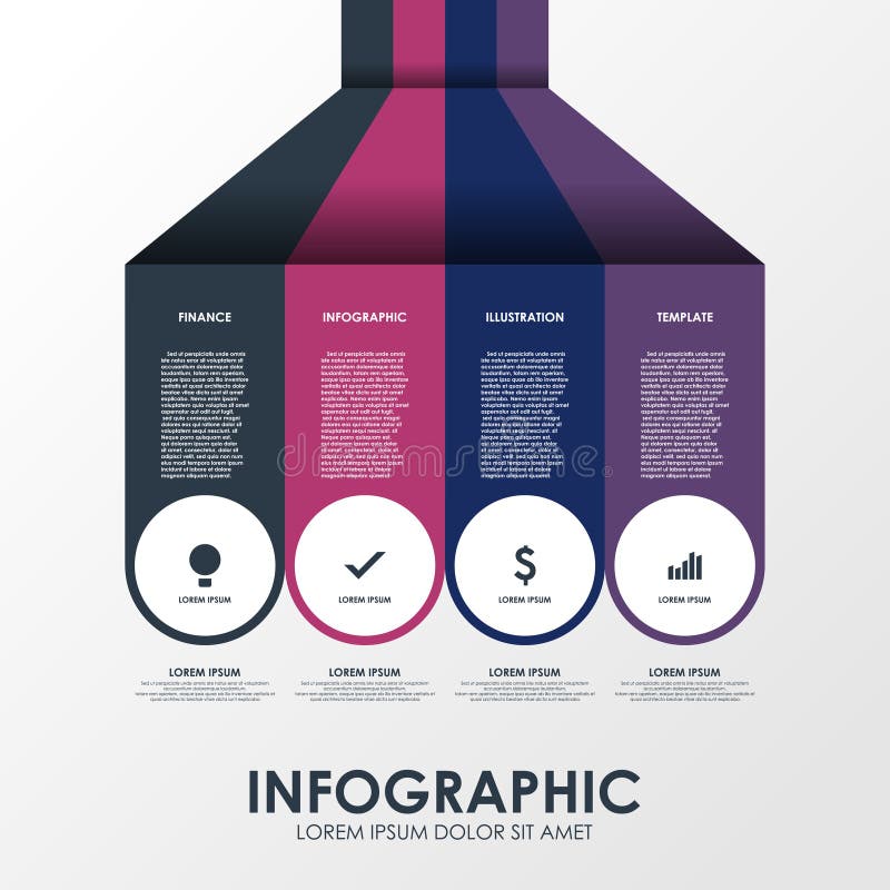 Unique Infographic Design Template, Circular Diagram or Pie Chart with ...