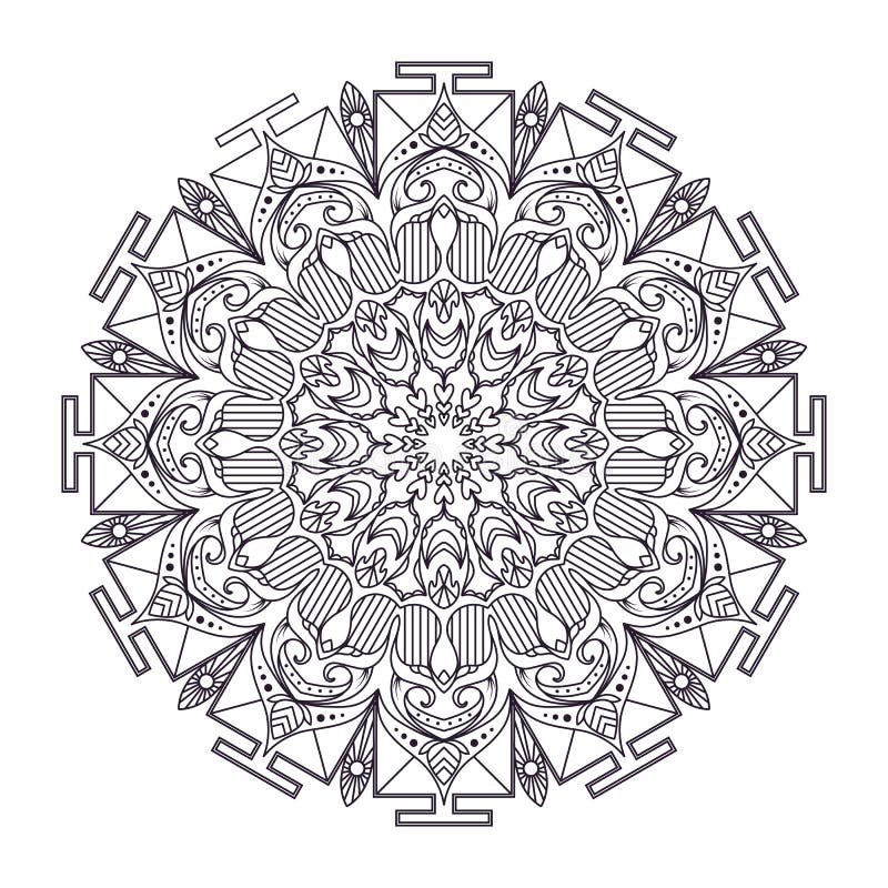 Complex Mandala Pattern Design Stock Vector - Illustration of creative ...