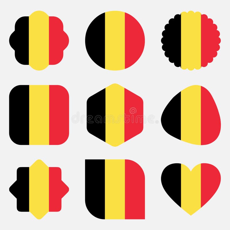 Flag of Belgium stock vector. Illustration of patterns - 145017618