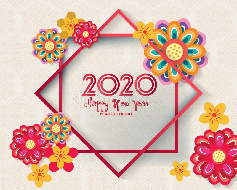 Happy New Year 2020, Merry Christmas. Happy Chinese New Year 2020 Year ...
