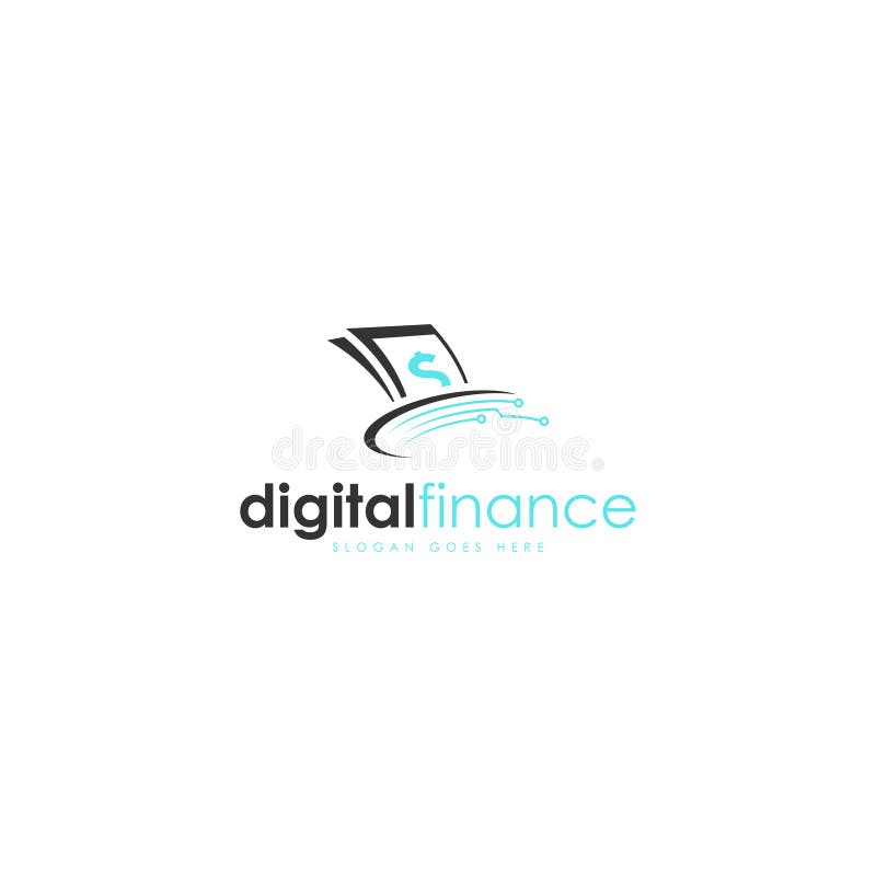 Digital Finance Logo Template. Fintech Logo Concept. the Concept of the ...