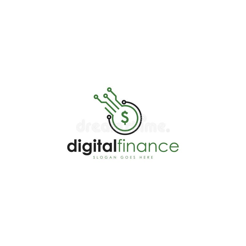 Digital Finance Logo Template. Fintech Logo Concept. the Concept of the ...