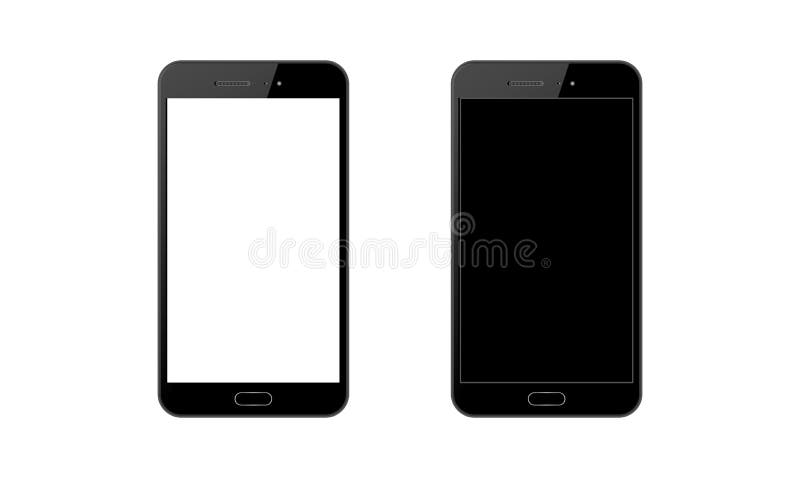 Vector Android Mobile Phone Touch Screen Illustration Stock Vector ...