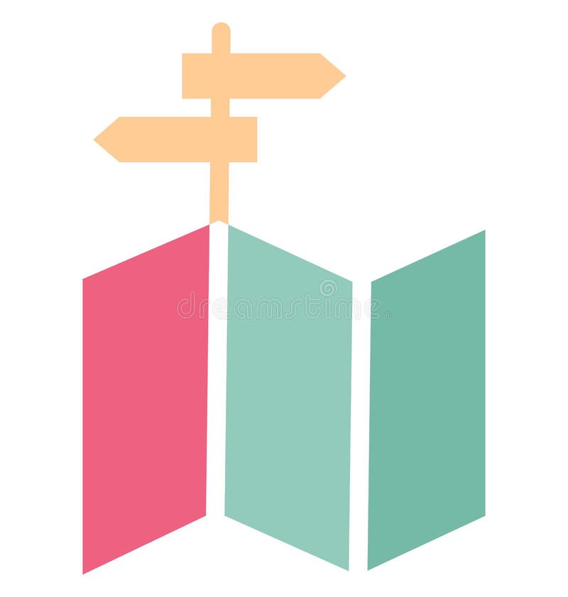 Area Map Isolated Vector Icon Which Can Easily Modify or Edit Stock ...