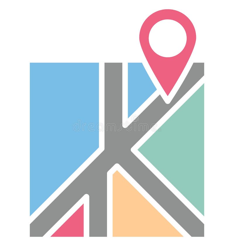 Map Pointer Isolated Vector Icon Which Can Easily Modify or Edit Stock ...