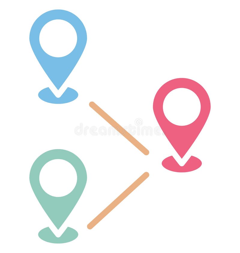 Destinations Isolated Vector Icon Which Can Easily Modify or Edit Stock ...