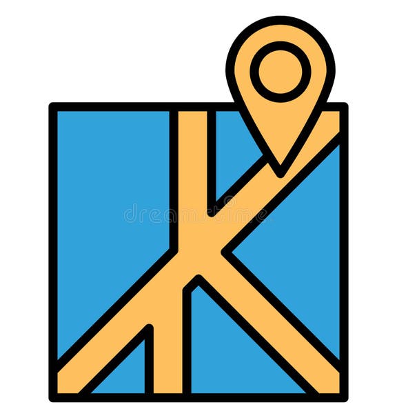 Map Pointer Isolated Vector Icon Which Can Easily Modify or Edit Stock ...