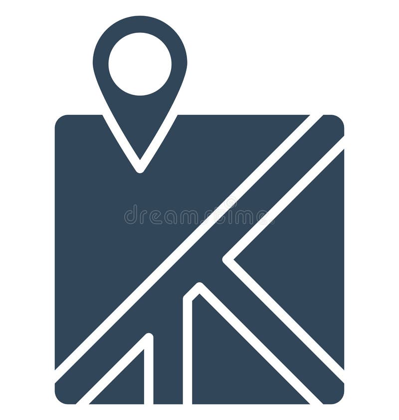 Loca Location Marker Isolated Vector Icon Which Can Easily Modifytion ...