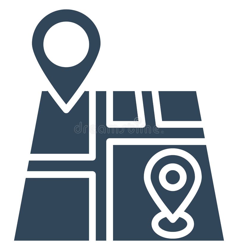 Loca Location Marker, Isolated Vector Icon Which Can Easily Modition ...