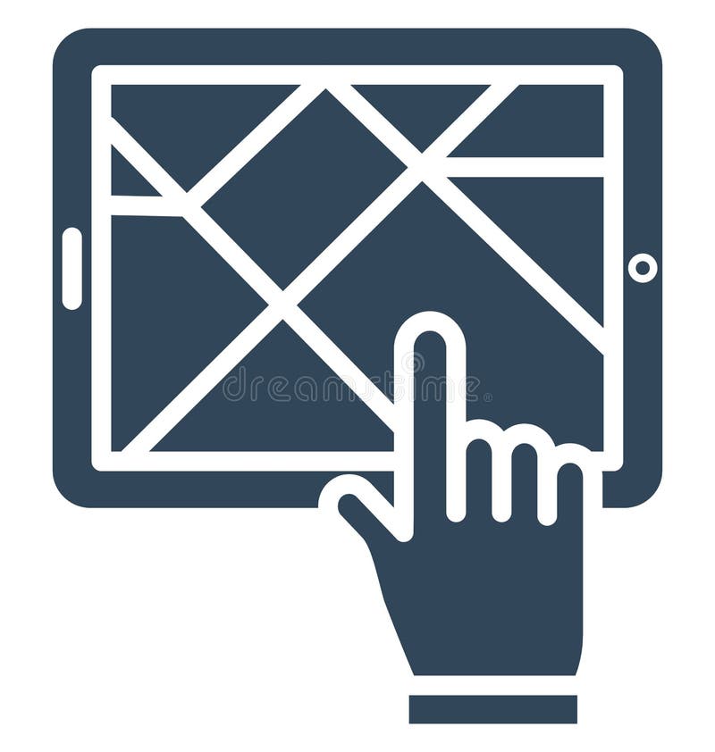 Navigation Software Isolated Vector Icon Which Can Easily Modify or ...