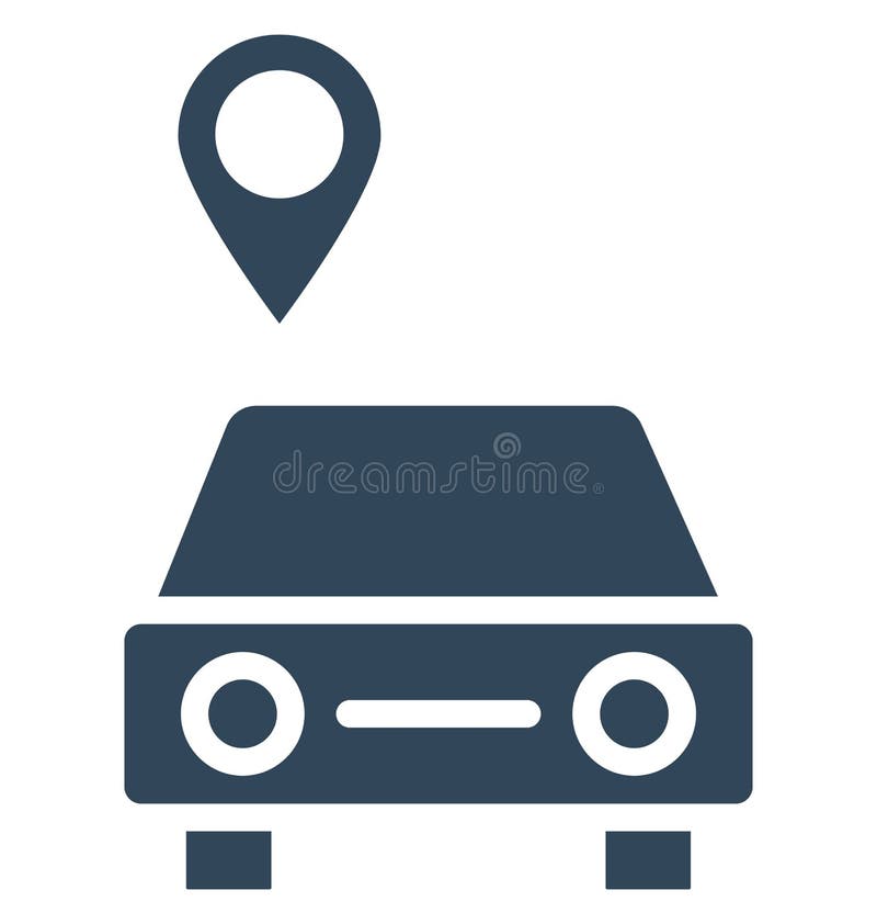 Car Navigation Isolated Vector Icon Which Can Easily Modify or Edit ...