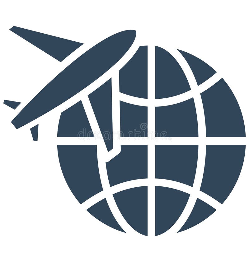 Flight Tracker Color Isolated Vector Icon That Can Be Easily Modified ...