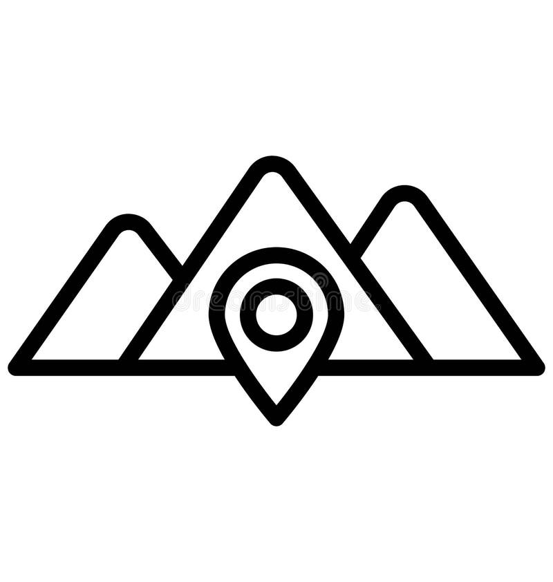 Geographic Information System Isolated Vector Icon Which Can Easily ...