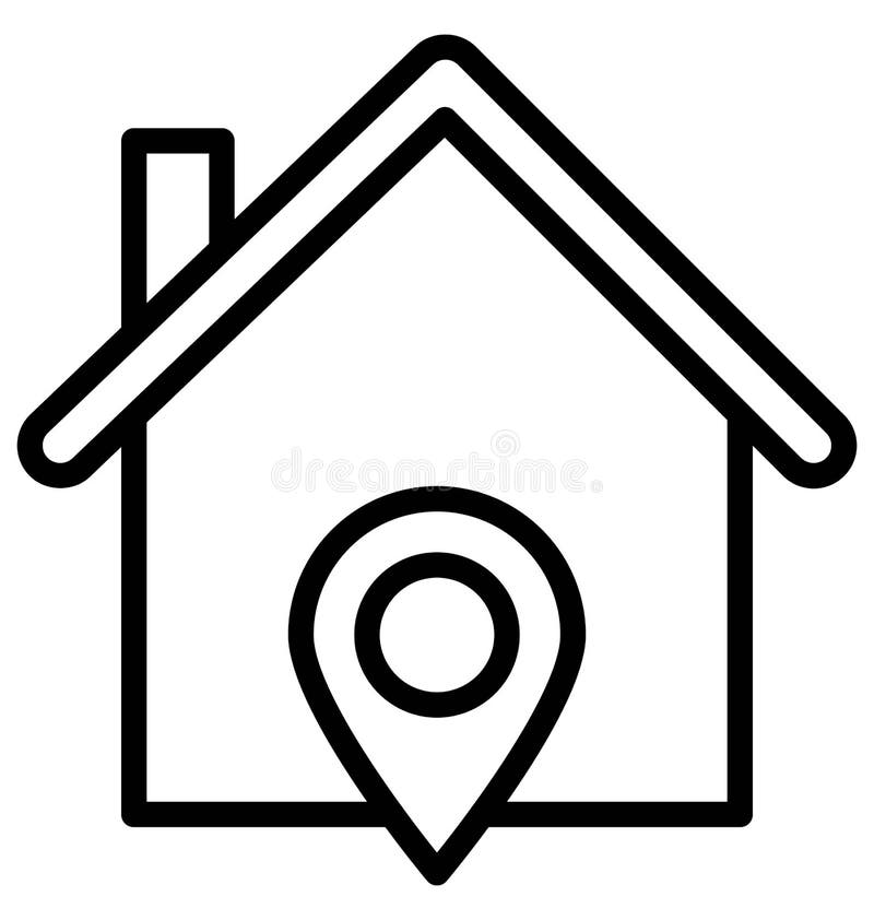 Home Address Icon Stock Illustrations – 15,663 Home Address Icon Stock ...