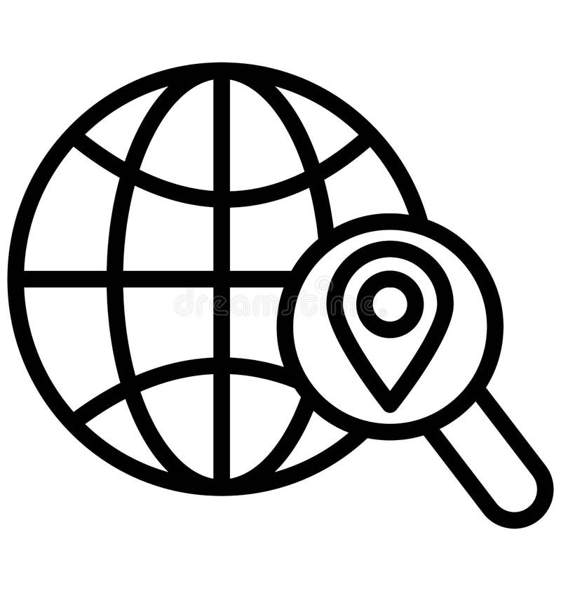 Find Location Isolated Vector Icon Which Can Easily Modify or Edit ...