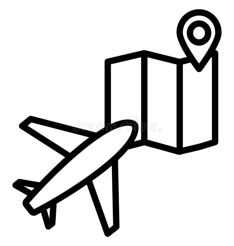 Flight Tracker Color Isolated Vector Icon That Can Be Easily Modified ...