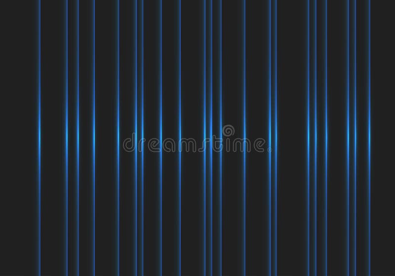 Abstract Blue Light Power Energy Technology Pattern on Black Design ...