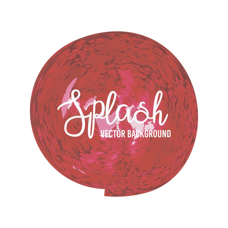Red and Black Circle Liquid Splash Texture. Stock Vector - Illustration ...