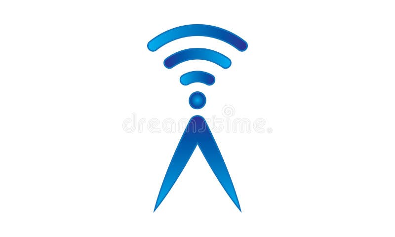 Vector 3D Wifi Wireless Connection Logo Wifi Icon Wifi Sign Stock ...