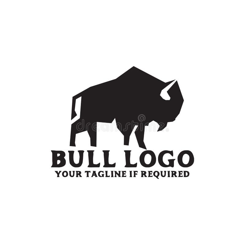 Angry Bull Logo Design Vector Template for Business Company Stock ...