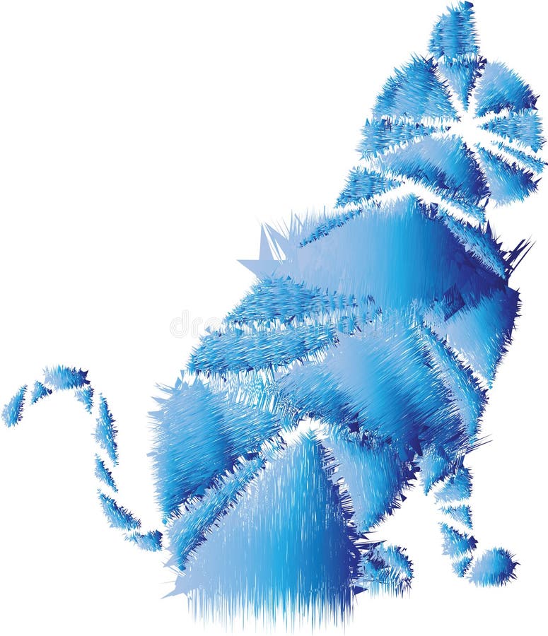 Cold cat stock illustration. Illustration of mammal, illustration ...