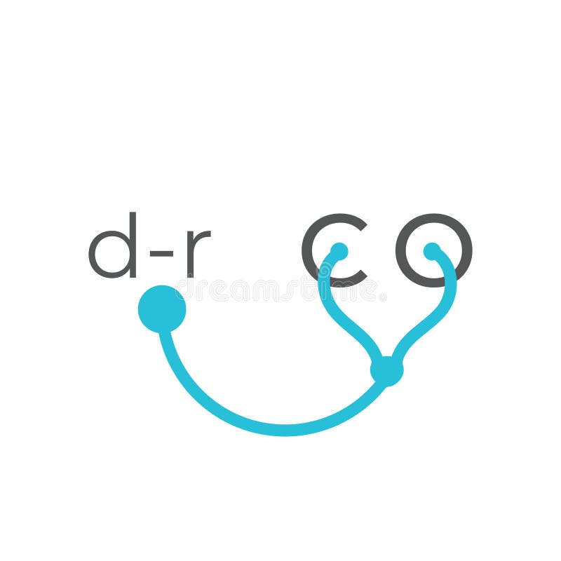 D-r Vector Logo. Doctor Icon. D-r Vector Logo. Doctor Icon. Stethoscope ...
