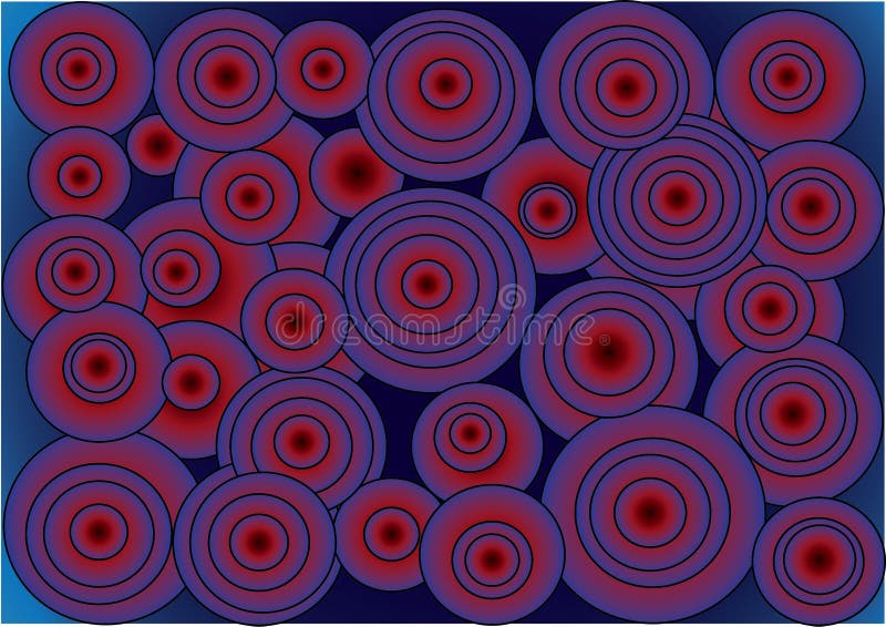 Colorful Weird Shapes. Abstract Background. Red Orange Blue Green Blots ...