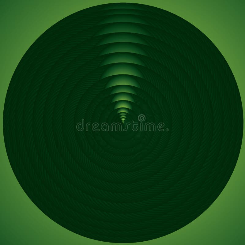 Abstract Dark Background With Green Balls And Circles Stock Vector ...