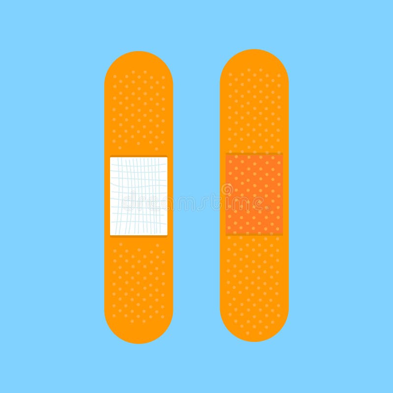 Patch plaster vector. stock vector. Illustration of hurt - 83300167