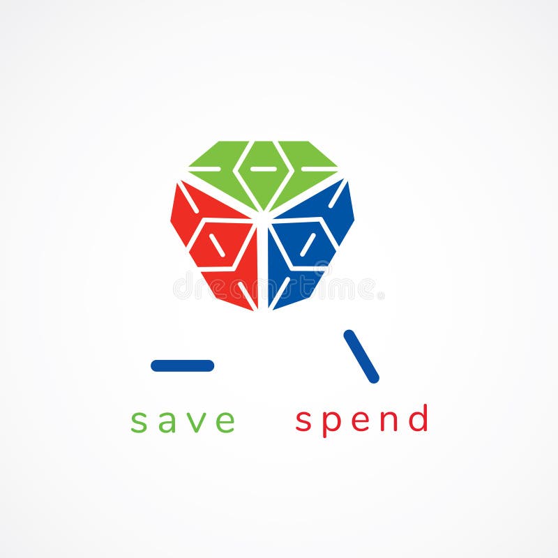 Financial Vector Logo. Savings Icon Stock Vector - Illustration of ...