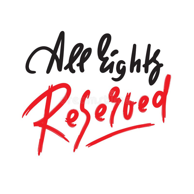 Reserved sticker. stock vector. Illustration of reserve - 158773545