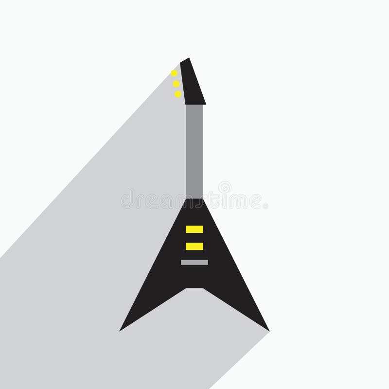 Flying V Guitar Stock Illustrations – 38 Flying V Guitar Stock ...