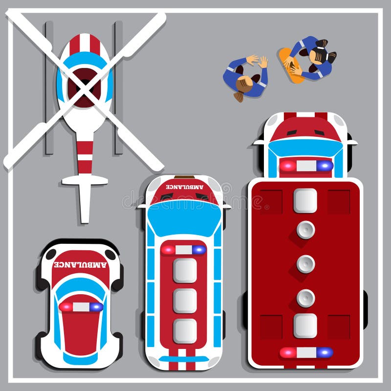 Illustration of Medical Transport. Stock Vector - Illustration of ...