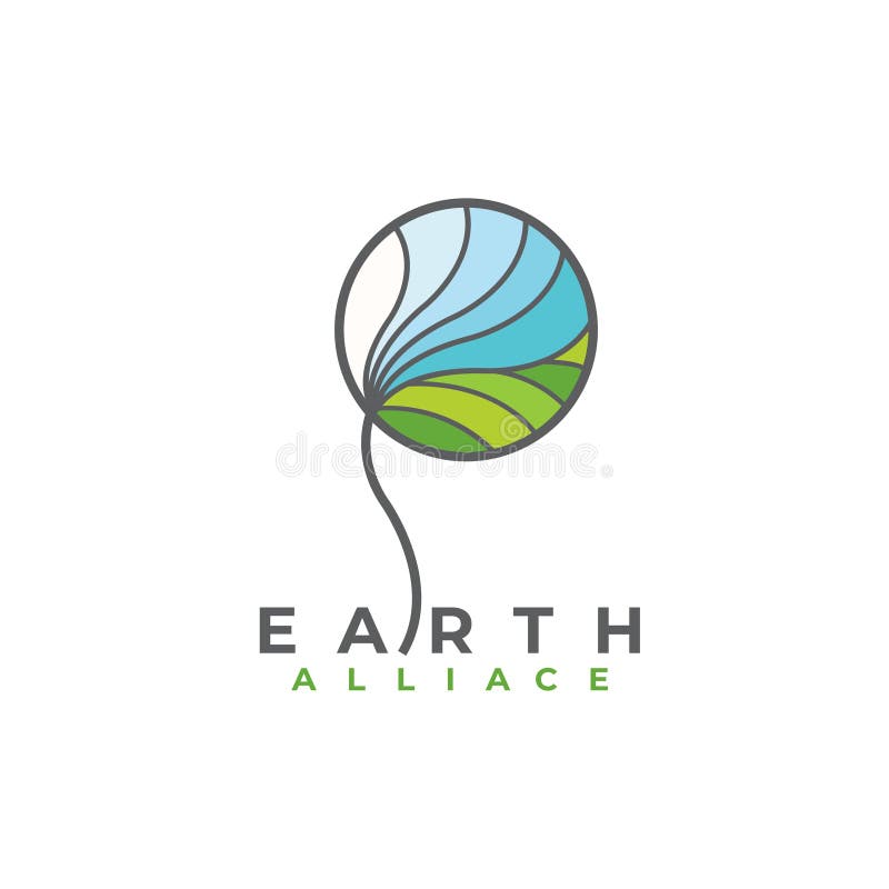 Earth Vector Logo. Bio Production Vector Emblem. Farm Fresh Food Design ...