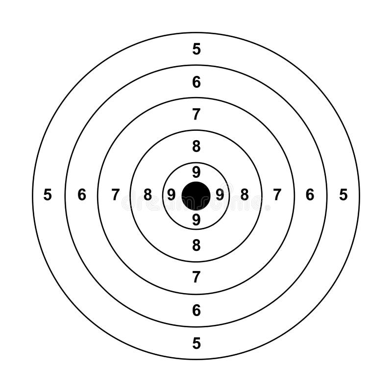 Blank Gun Target Paper Shooting Target Blank Target Background Target ...