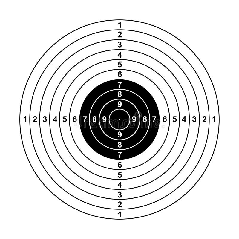 Blank Gun Target Paper Shooting Target Blank Target Background Target ...