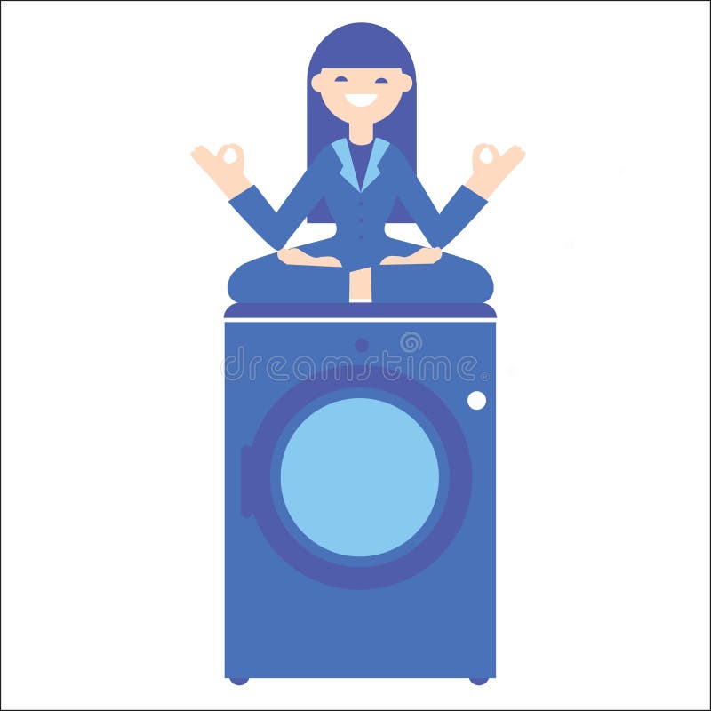 Laundry mascot character stock vector. Illustration of mascot - 152747792